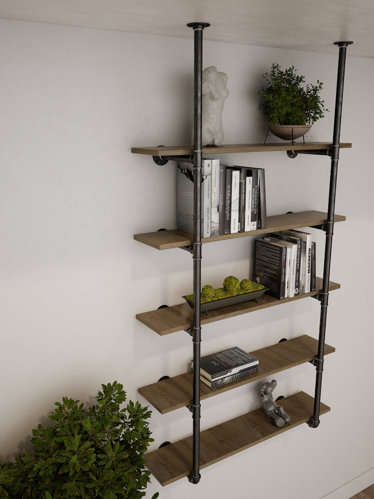 Soyak Industrial Floating Shelves Frame Tiered Shelving Unit